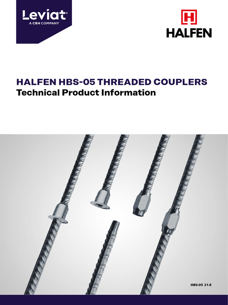 Halfen HBS-05 21-E | PDF | Screw | Electrical Connector