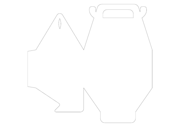 Gable Box 6.3x3.5x4.4 Part2 PDF No Foldlines | PDF