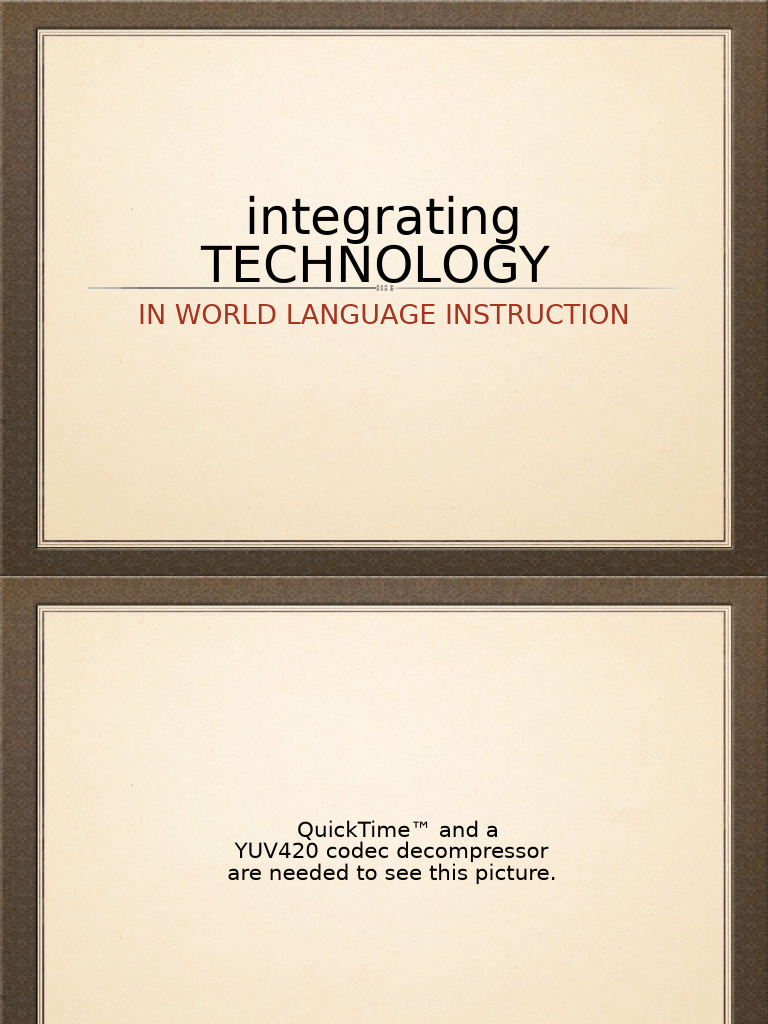 Technology Integration | PDF