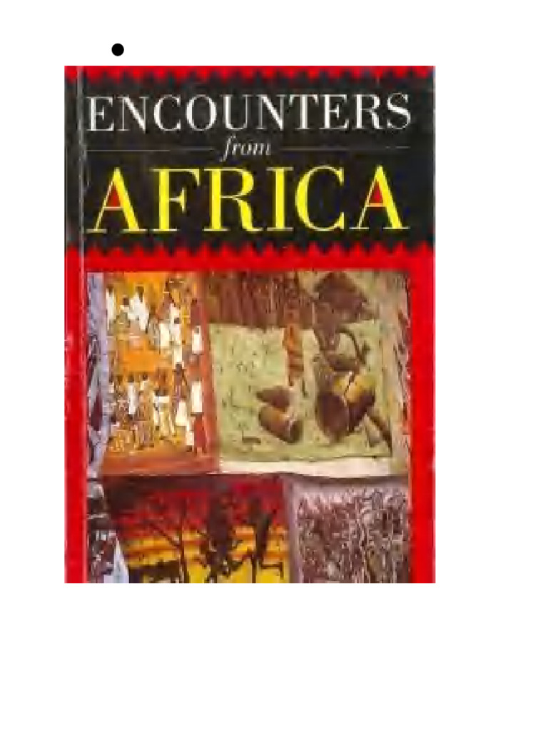 Compress - Encounters From Africa An Anthology of Short Stories ...