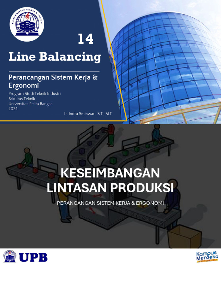 Panduan Line Balancing Produksi | PDF