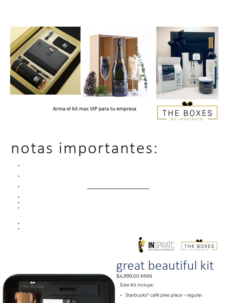 EJECUTIVO Catálogo The Boxes | PDF | USB