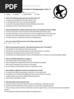 The Hunger Games Chapter 1 Adapted | PDF | The Hunger Games