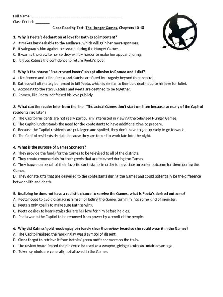 d82130b0fac9ecbfa224a95a9a51db2f (7) | PDF | The Hunger Games