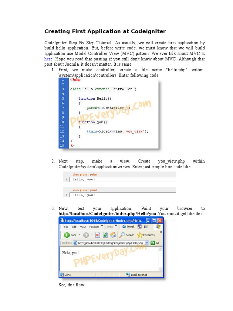Codeigniter | PDF | Cascading Style Sheets | Databases