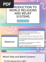 Introduction To World Religions and Belief Systems | PDF
