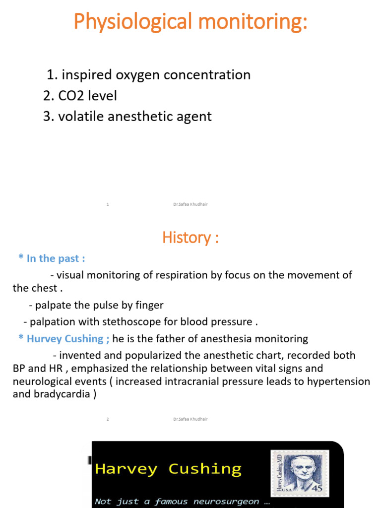 Physiological Monitoring | PDF | Monitoring (Medicine) | Anesthesia