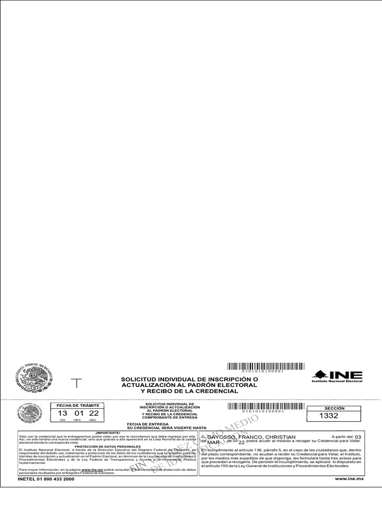 acuse ine | PDF | Gobierno