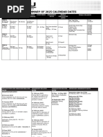 STADIO 2025 Academic Calendar_new students_CL | PDF