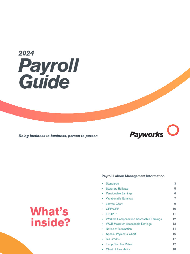 Payroll Guide 2024 | PDF | Factor Income Distribution | Labor