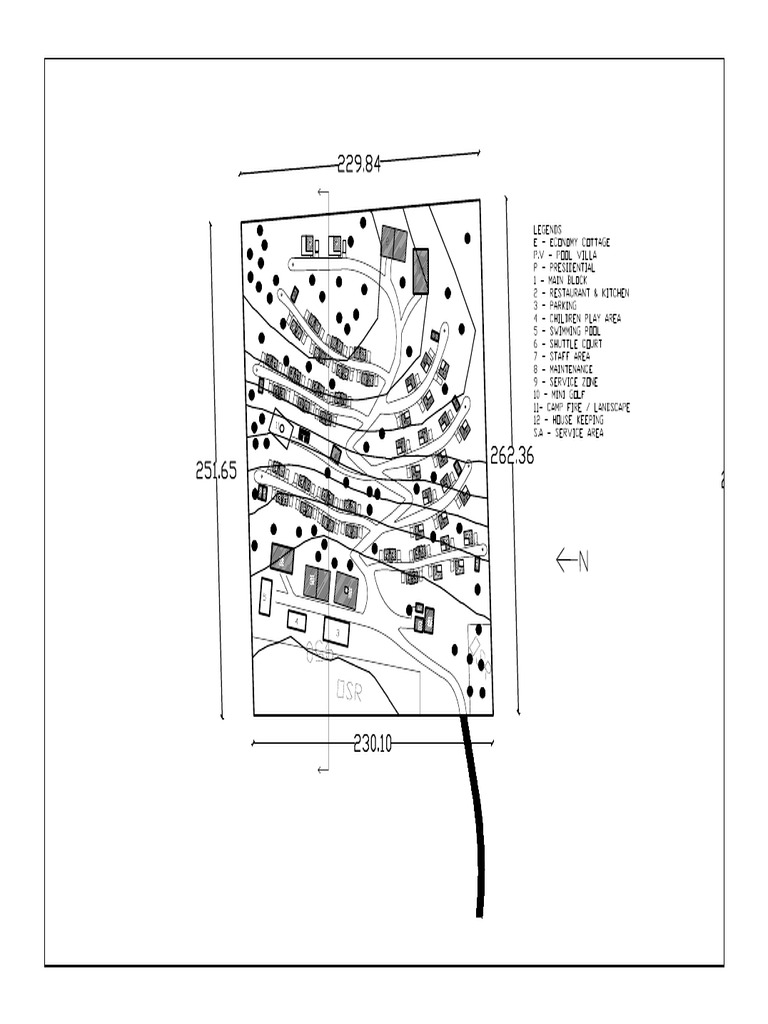 Contour Site Plan Sanchai (1) - Layout2 | PDF