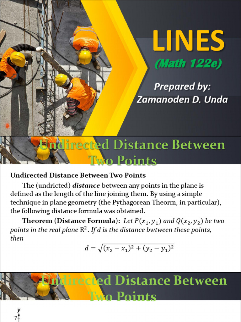 1.-THE-LINES | PDF | Perpendicular | Euclidean Plane Geometry