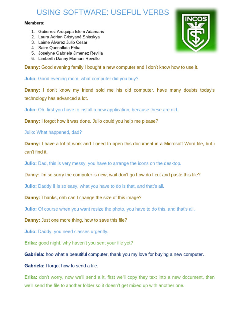 Conversation | PDF | Utility Software | Graphical User Interfaces