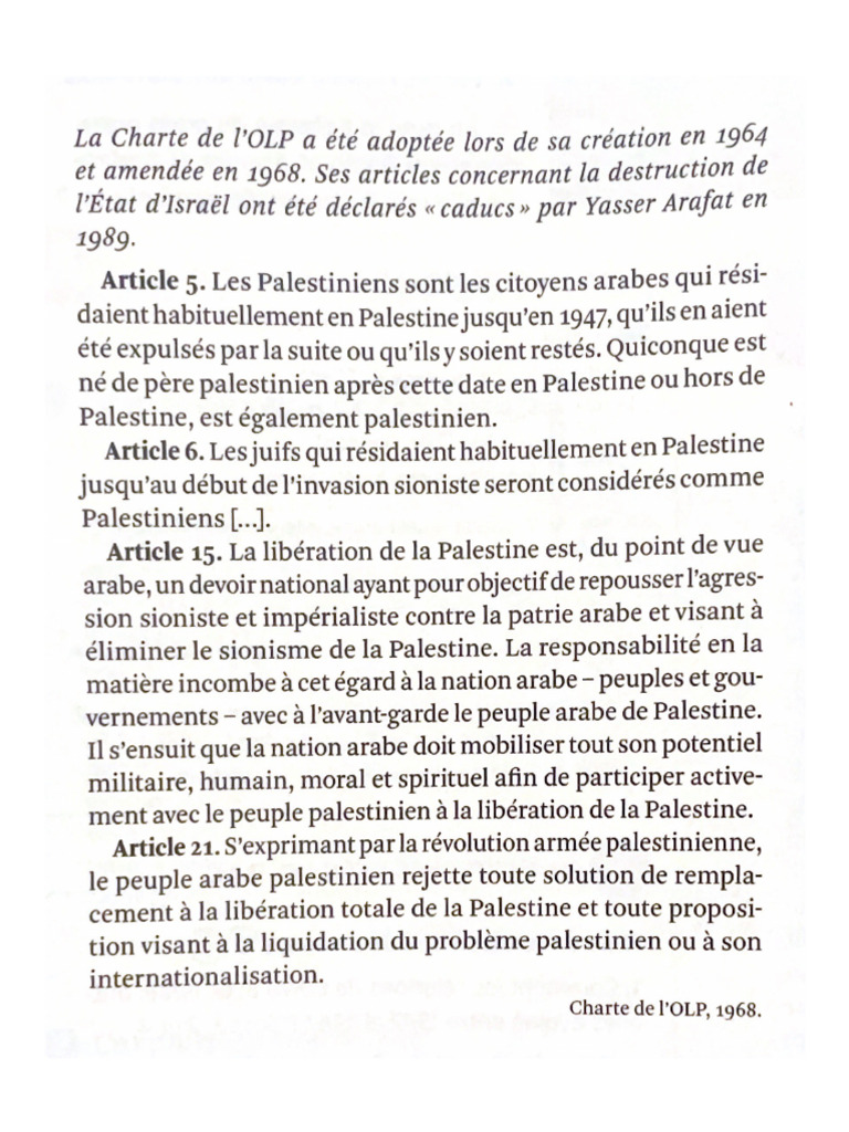 Charte de L'olp | PDF