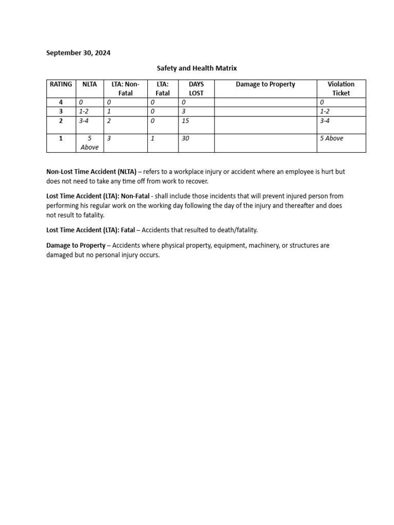 Contractors Performance Evaluation Form - Safety Matrix_4ea7e008-3e14 ...