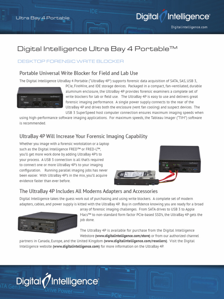 Ultra Bay 4 Portable | PDF | Usb | Office Equipment