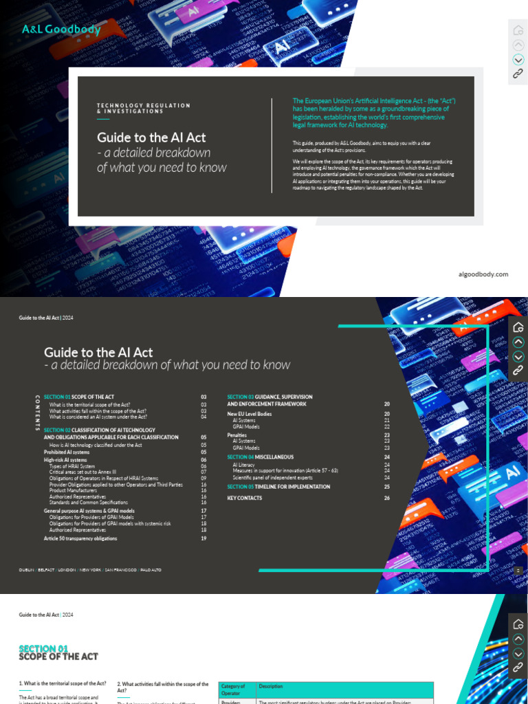 AL Goodbody__Guide to the AI Act - A detailed breakdown of what you ... AL Goodbody__Guide to the AI Act - A detailed breakdown of what you ...