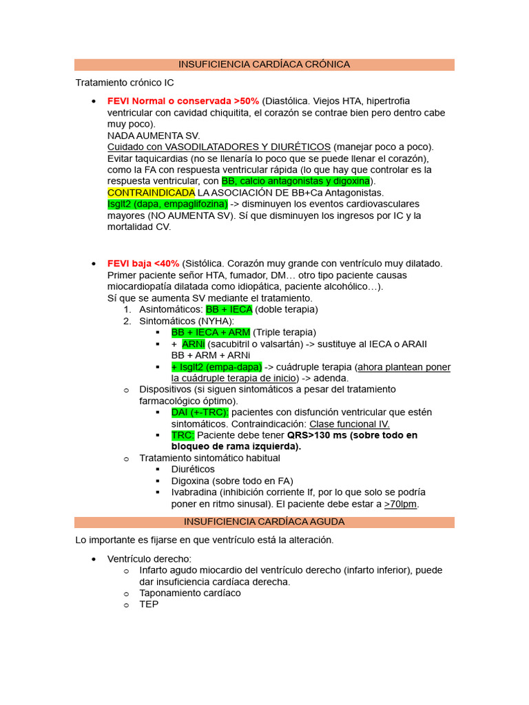 Color | PDF | Insuficiencia cardíaca | Infarto de miocardio