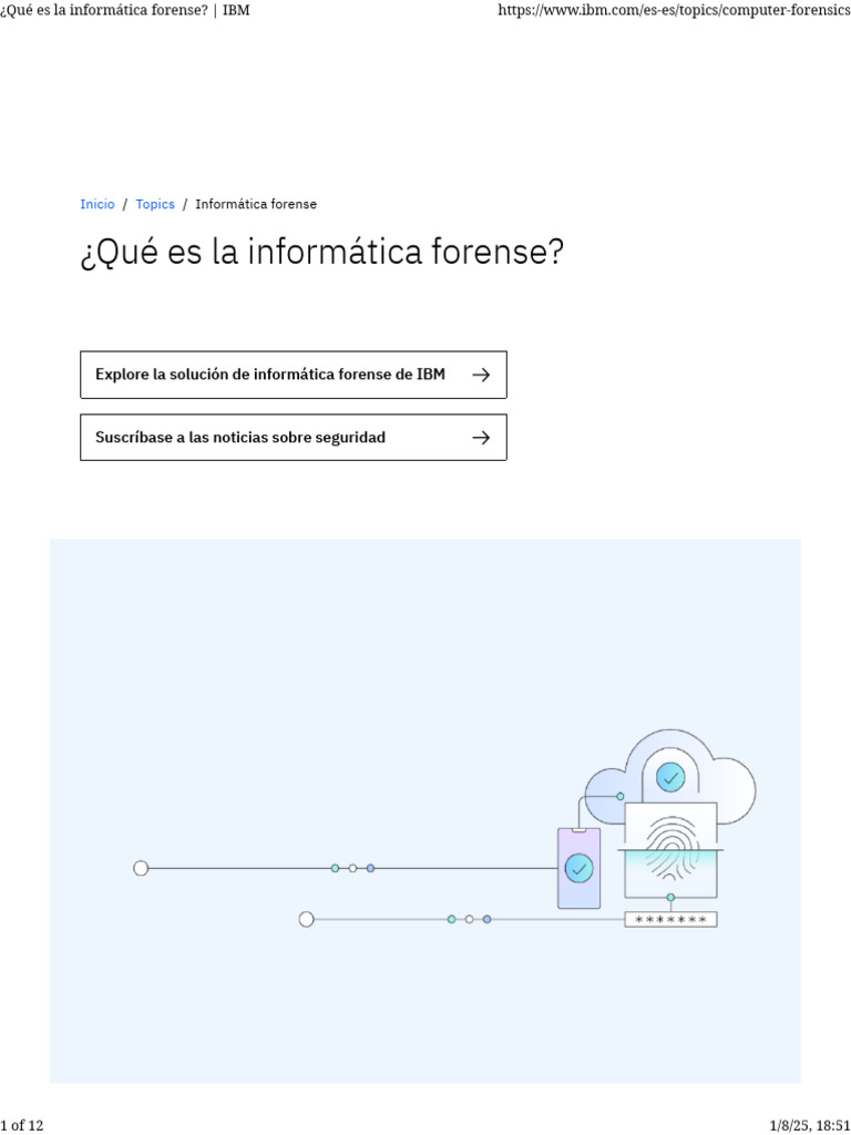 ¿Qué Es La Informática Forense - IBM | PDF | Informática forense | La ...