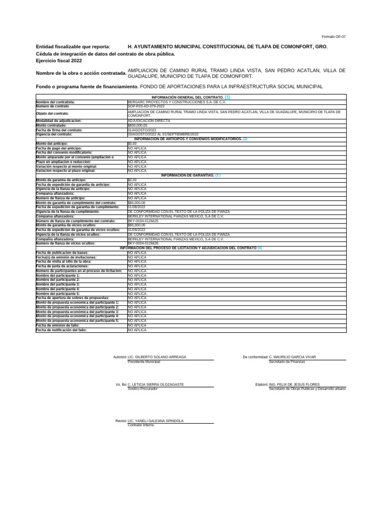 3.1 Op-07 (Formato) | PDF