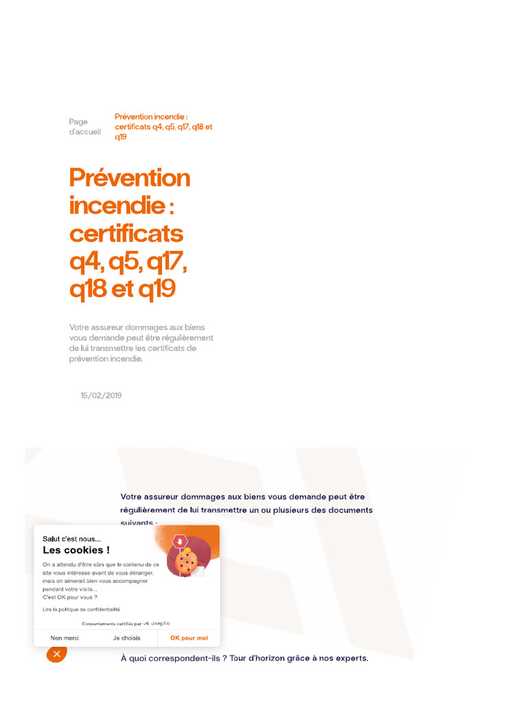 Document incendie | PDF