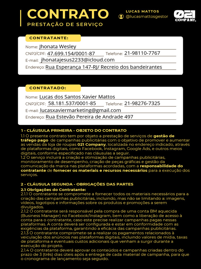 Lucas Mattos Gestor | PDF | Publicidade | Facebook