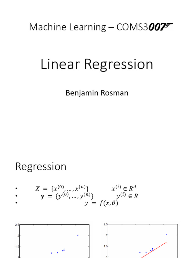 2022 Linear Regression | PDF | Basis (Linear Algebra) | Regression Analysis
