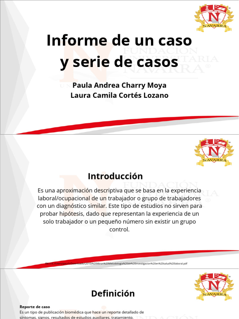 Reporte y serie de casos clínicos | PDF | Cuidado de la salud | Epidemiología