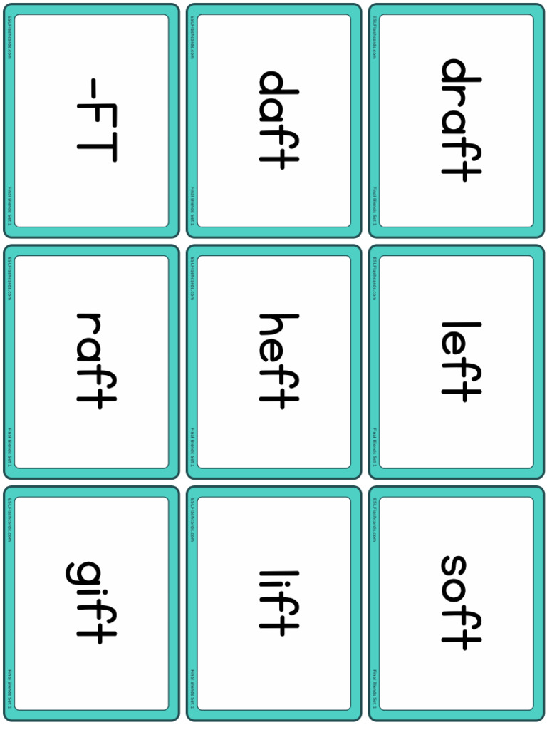Final Blends Set 1 Small | PDF