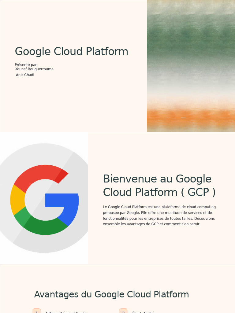 GCP | PDF | Cloud computing | Application
