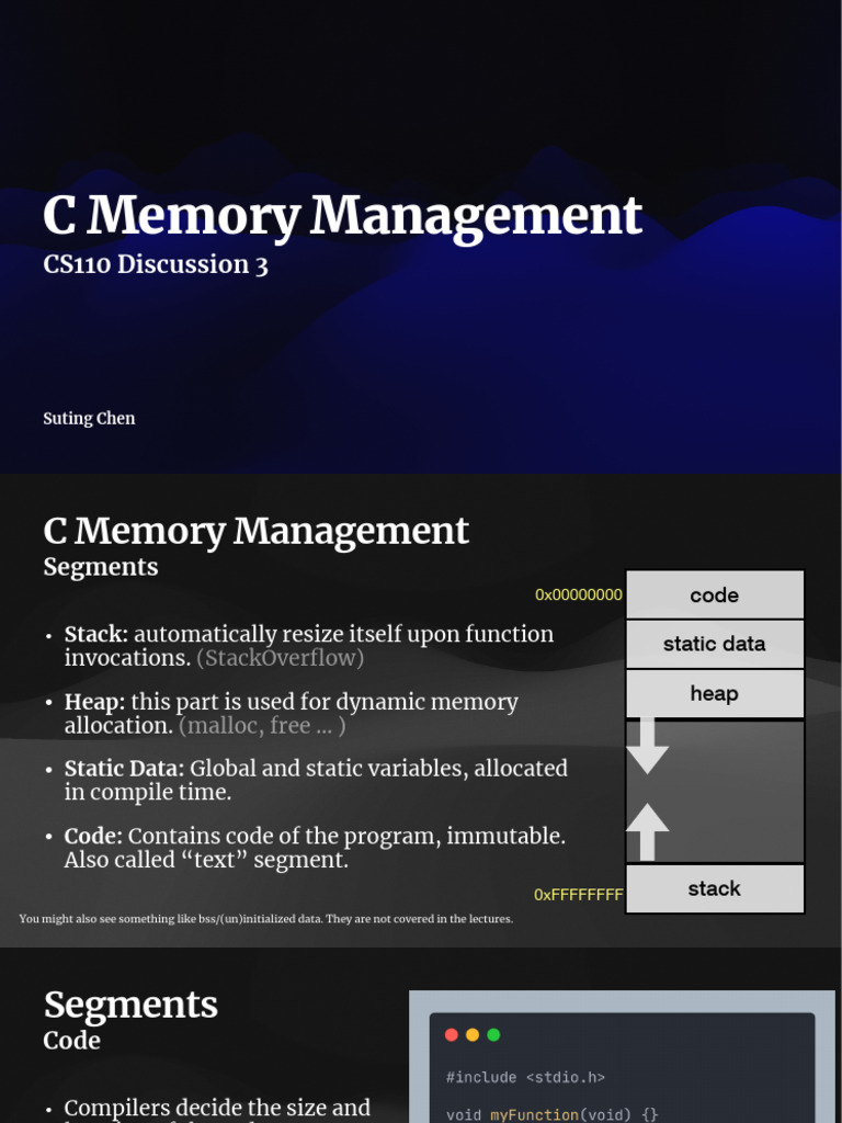 cs110 Disc3 | PDF | Implementation | Computer Data