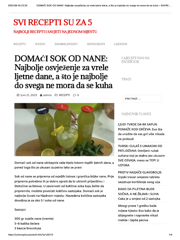 SOK OD NANE | PDF