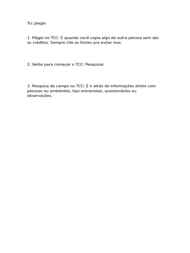 TCC Plagio | PDF