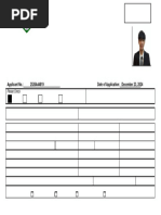 PhilSCA Admission Test Application Form | PDF | Learning