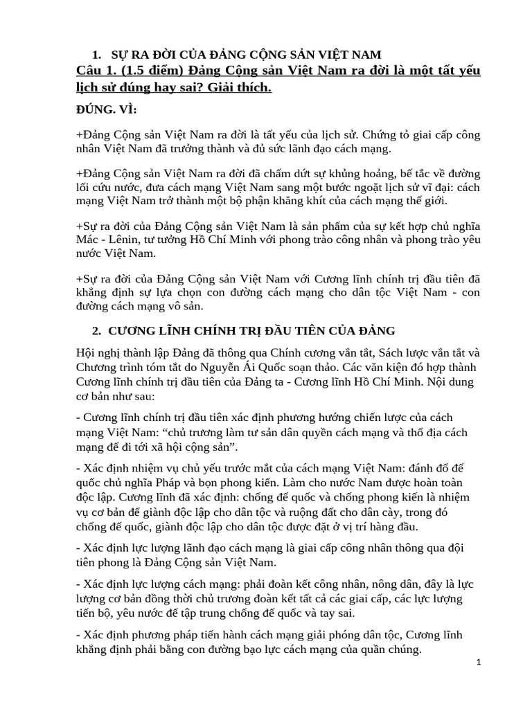 Đề cương thi kthp LSD | PDF