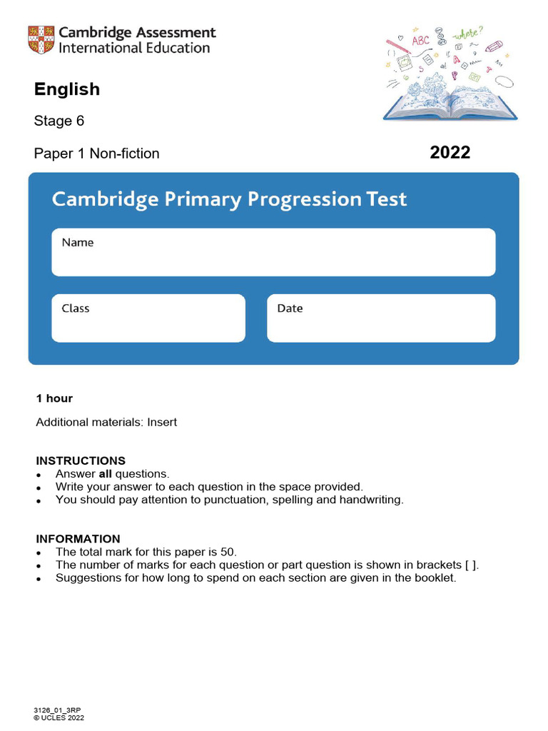 English Stage 6 P1-QS PDF | PDF | Language Mechanics | Syntax