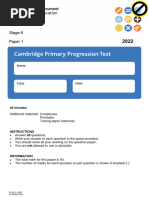 English Stage 6 P1 - Insert - QS | PDF