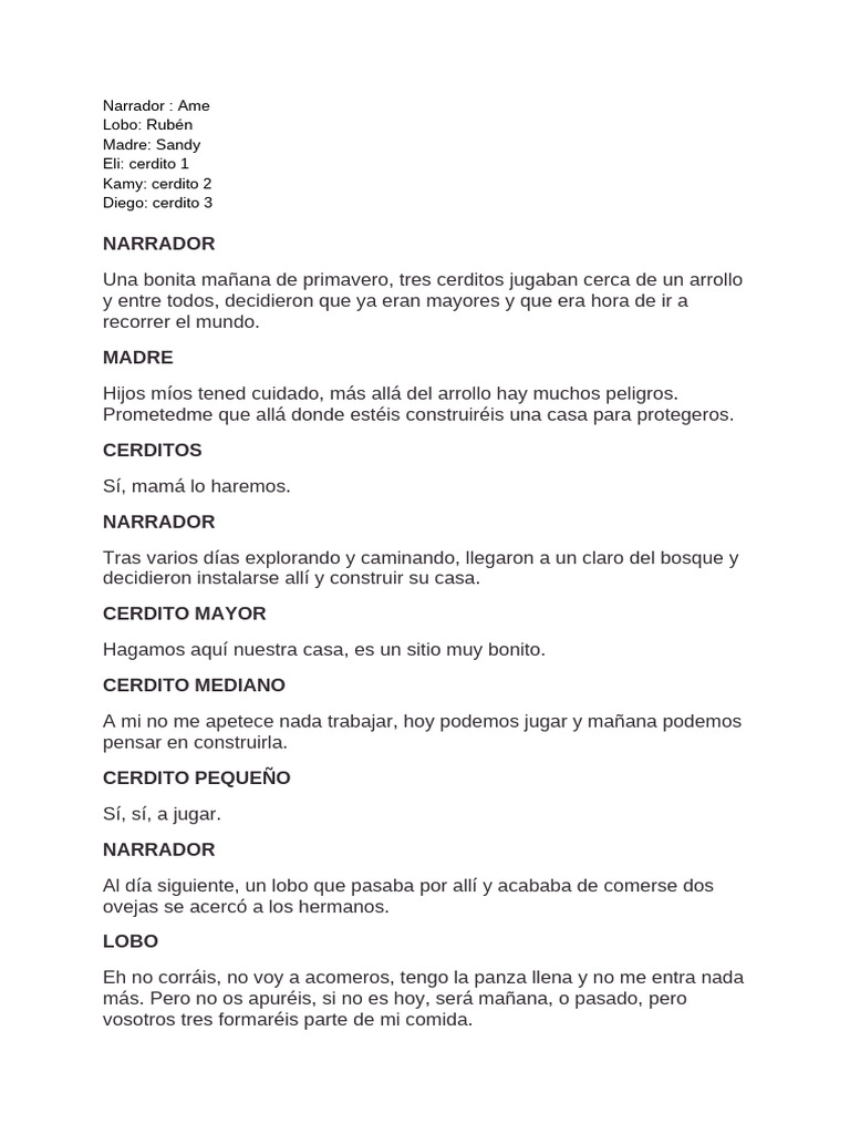 Guion de Cuento | PDF