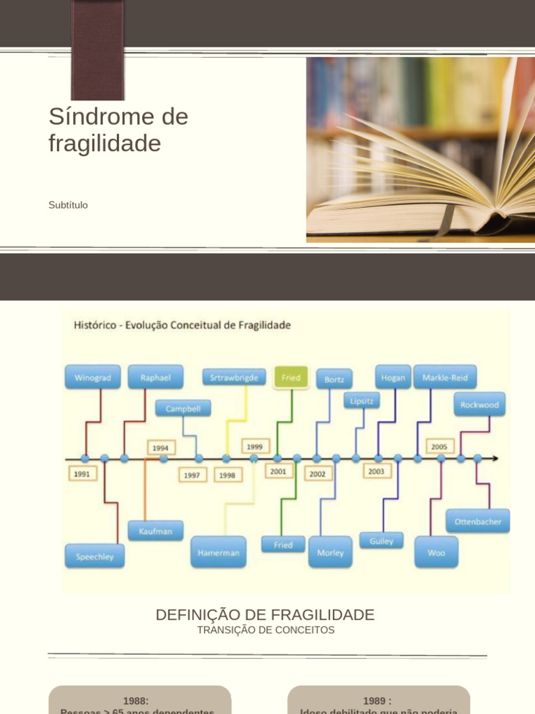 Síndrome de Fragilidade - Idoso Frágil PDF | PDF