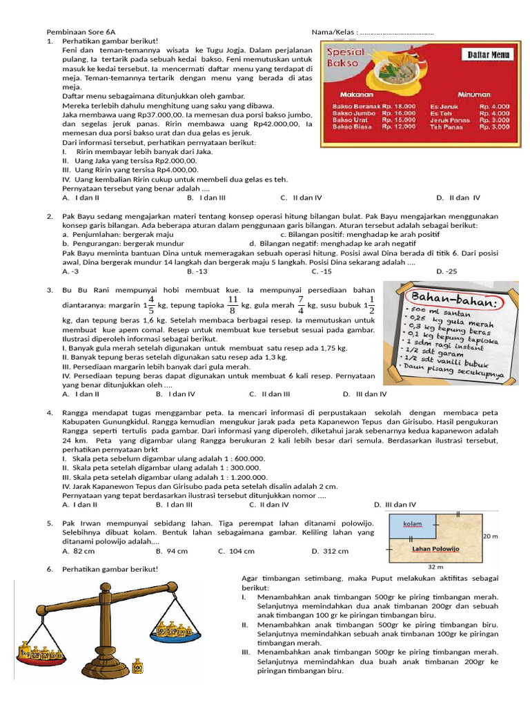 Part1 Kelas 6A | PDF