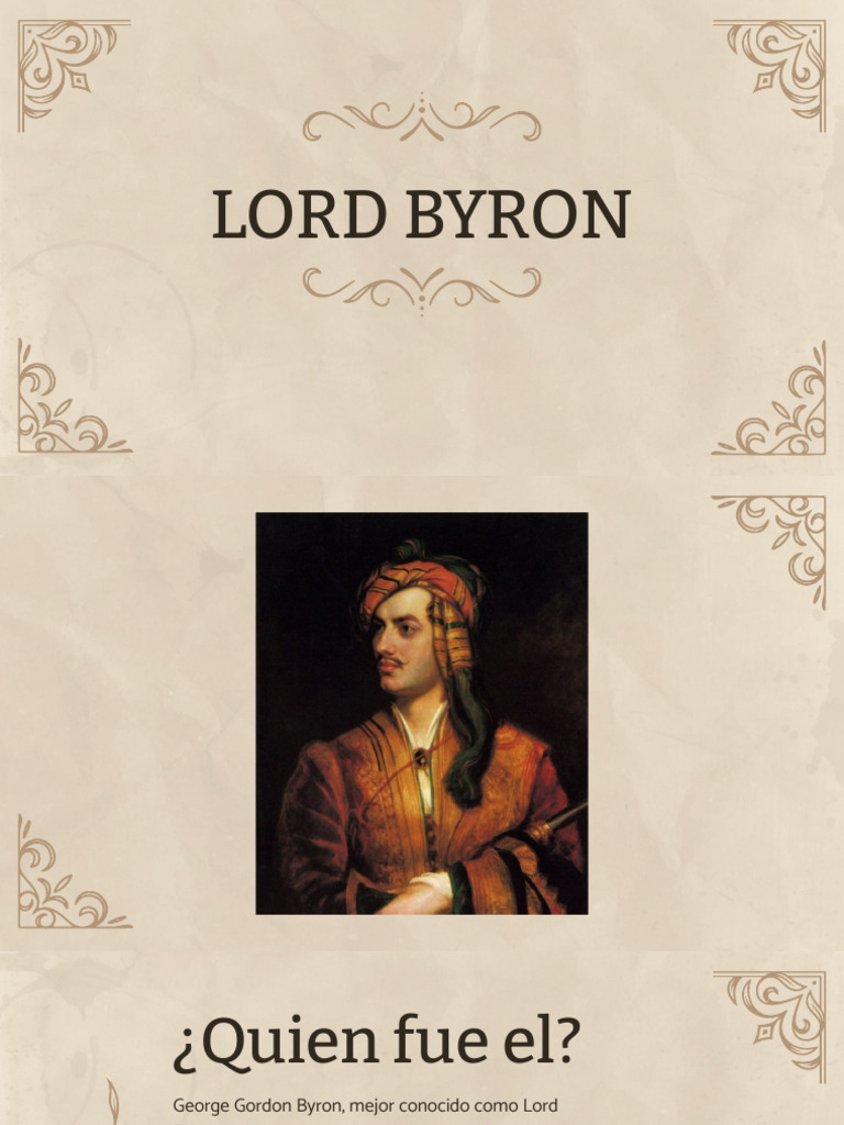 Lord Byron | PDF | Lord Byron