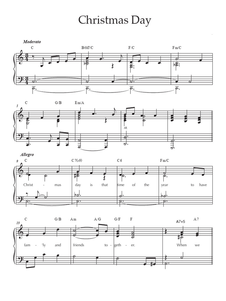 Christmas Day - Score | PDF