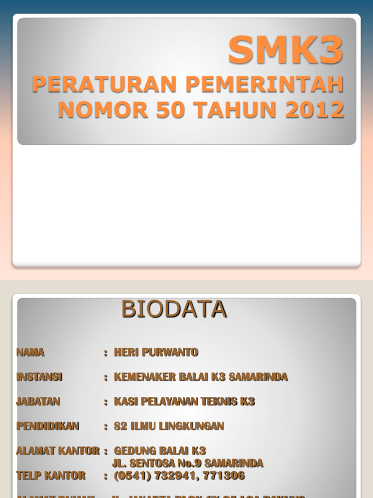 SMK3 PP 50 TH 2012 | PDF