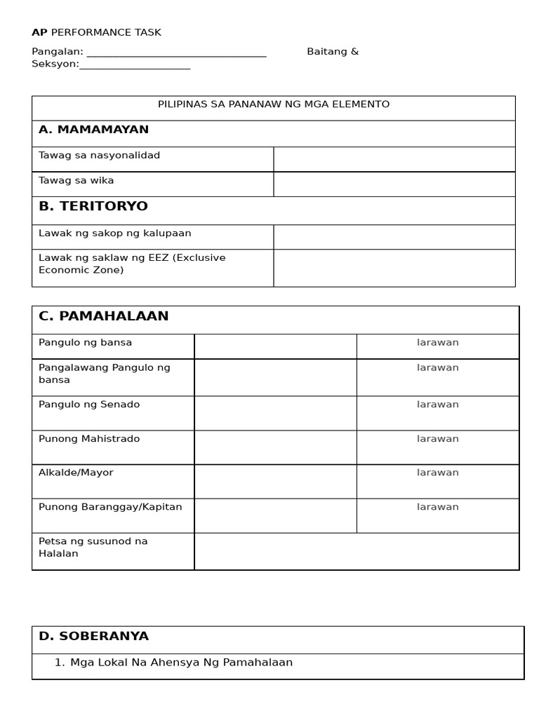 Ap Performance Task | PDF