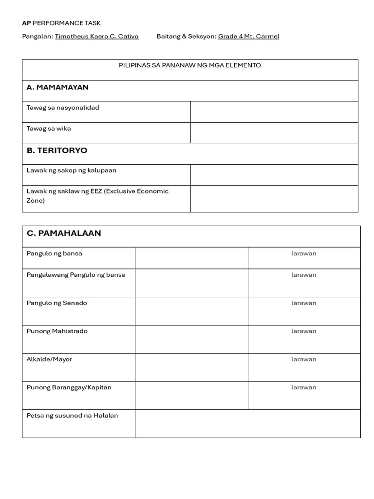 Ap Performance Task | PDF