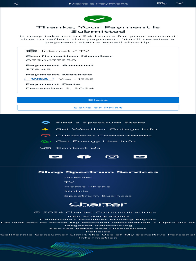 Spectrum.net Billing | PDF
