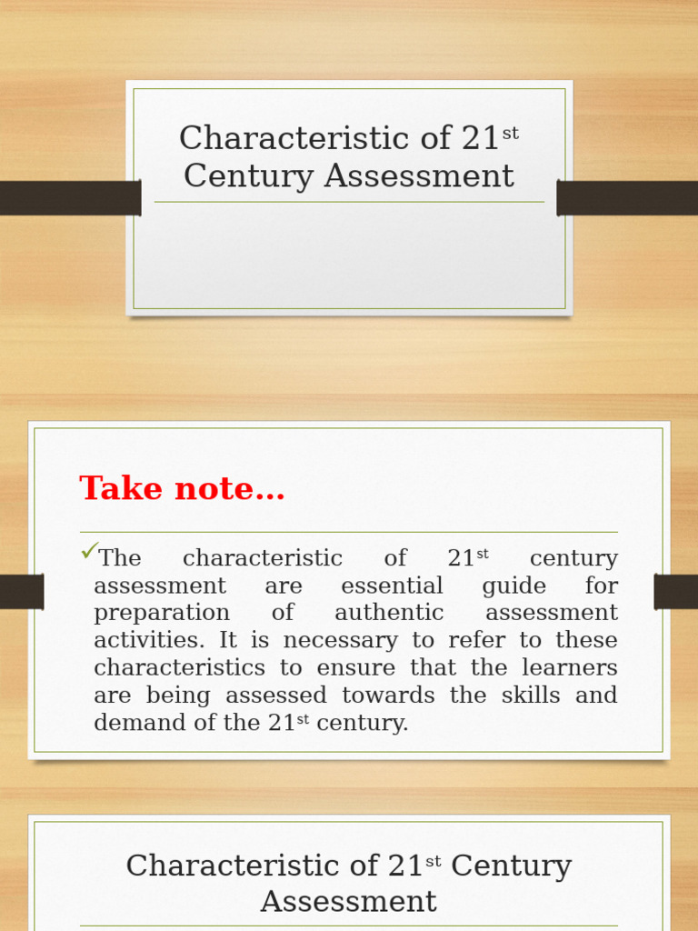 21st Century Assessment Pdf Curriculum Learning