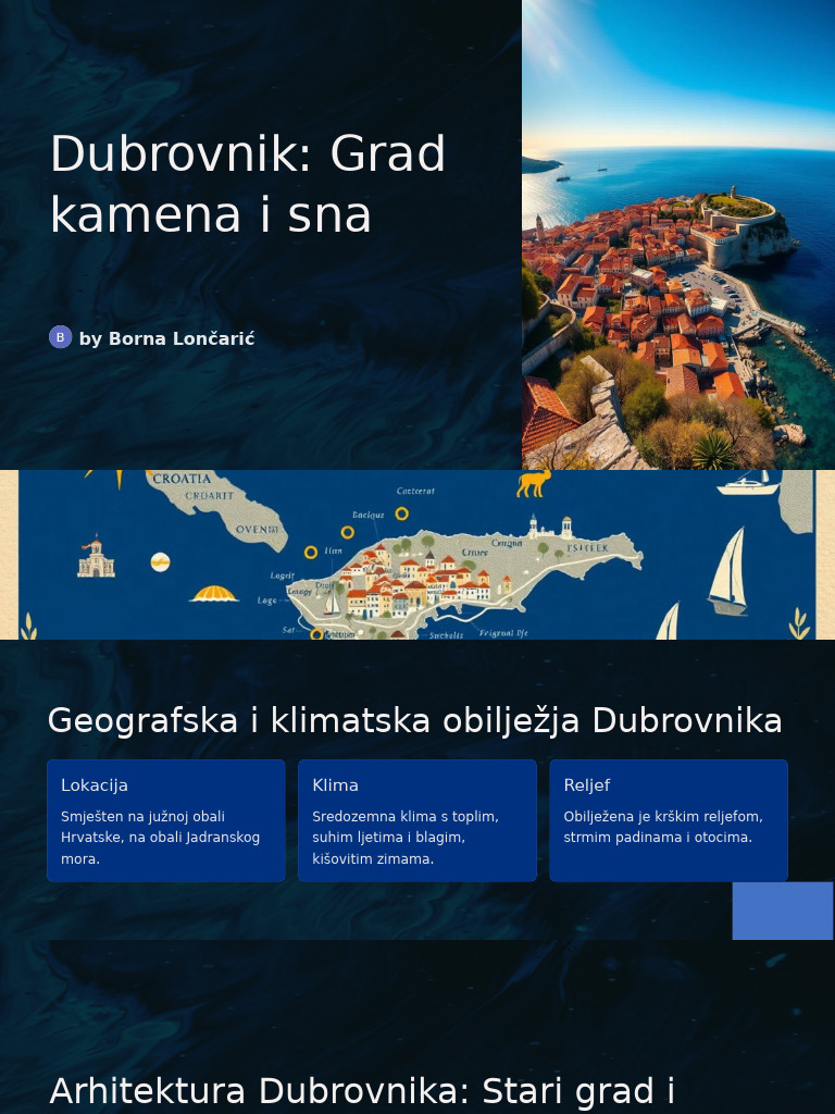 Dubrovnik Grad Kamena i Sna | PDF