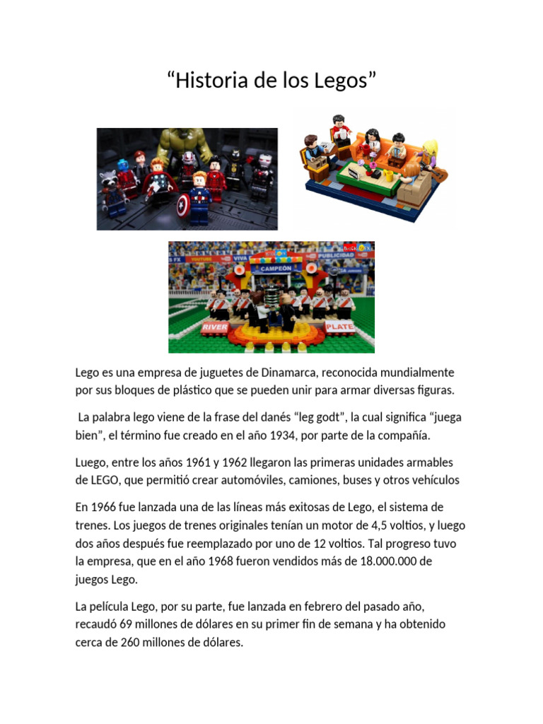Historia de los Legos | PDF