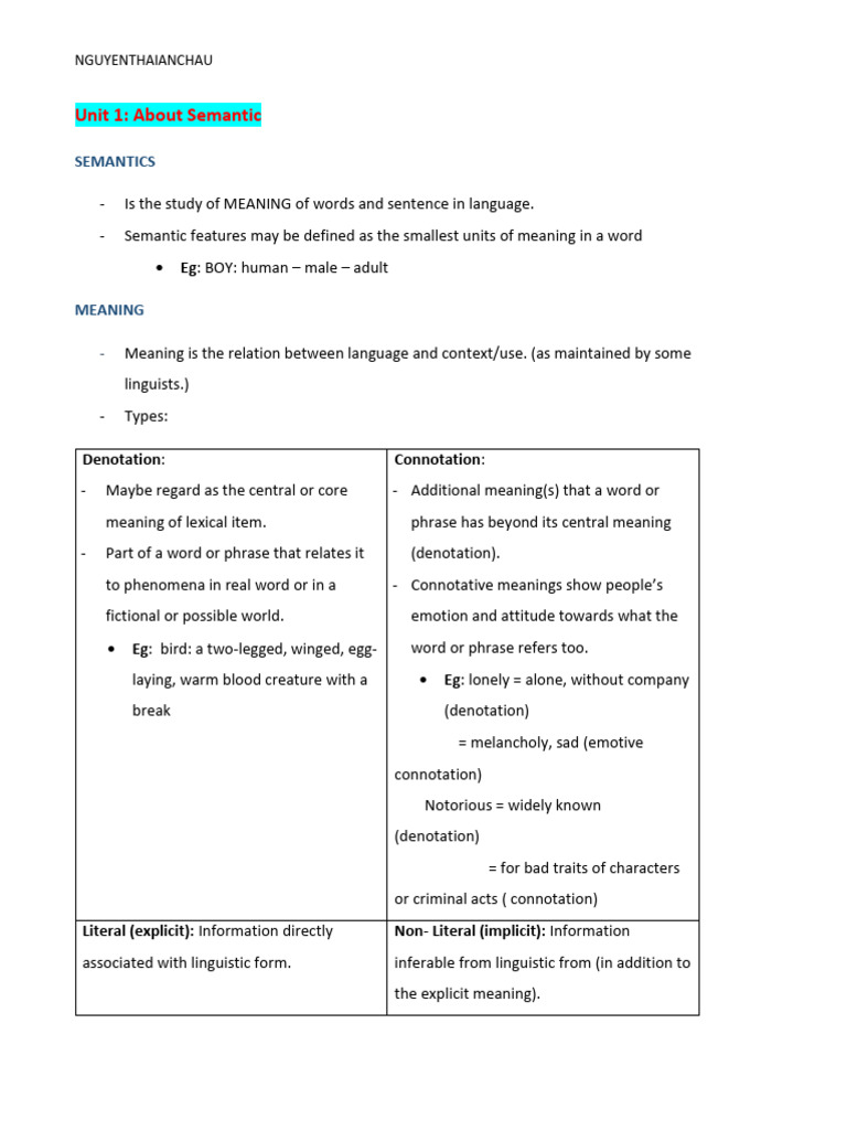 Semantic | PDF | Semantics | Predicate (Grammar)